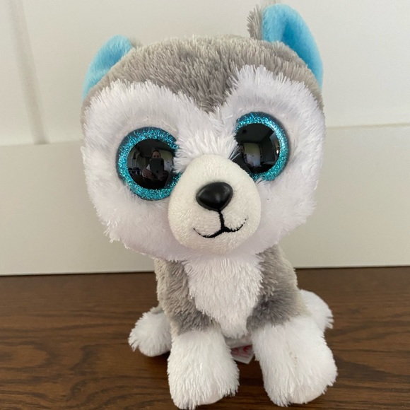 Ty | Toys | Ty 6 Beanie Boo Plush Slush Husky Dog | Poshmark